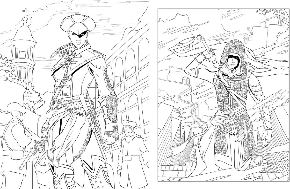 Assassins Creed Coloring Pages The Ones Who Came Before On Twitter Pages From Assassins Creed